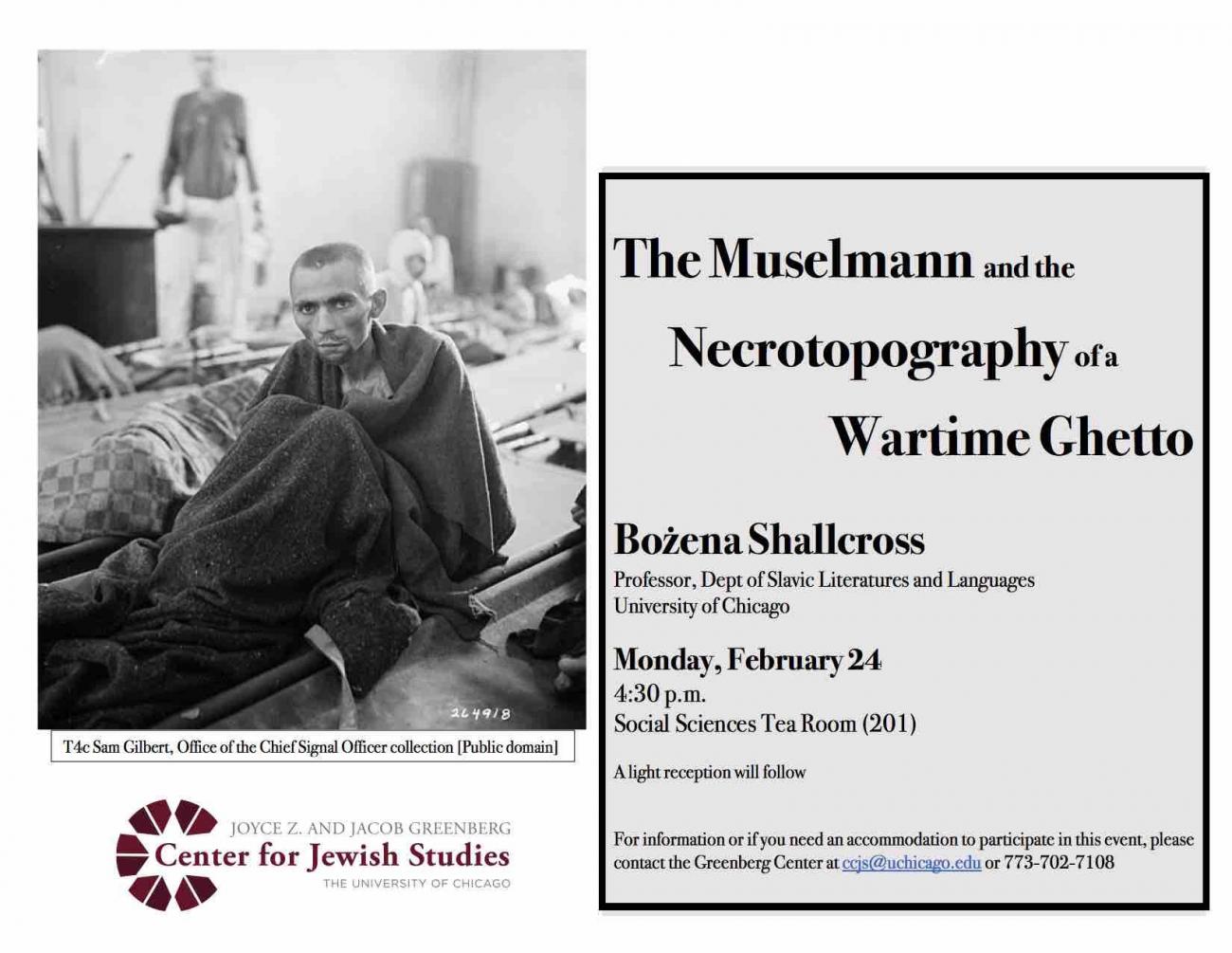 Bozena Shallcross — "The Muselmann and the Necrotopography of a Wartime ...