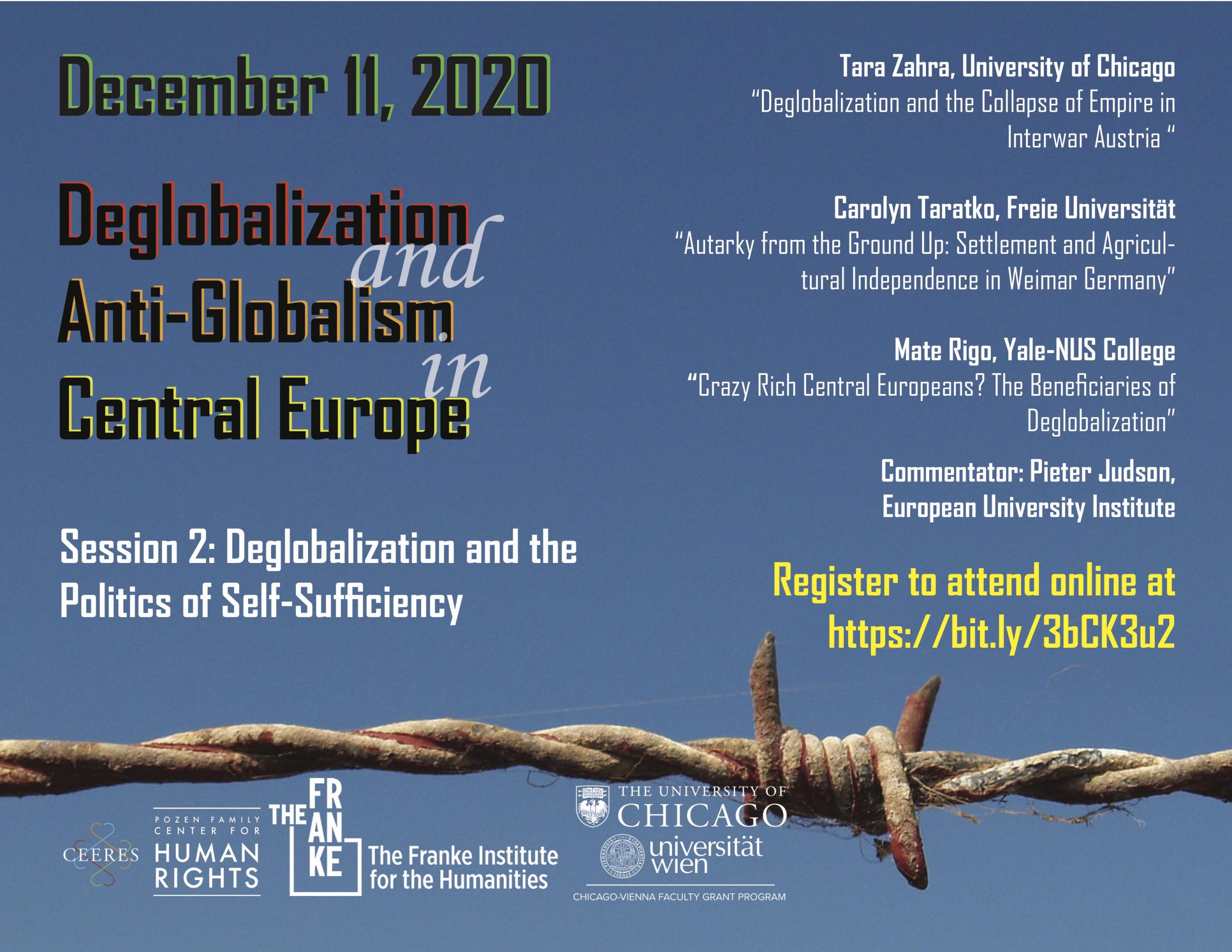 Deglobalization and Anti-Globalism in Central Europe (Session 2 ...