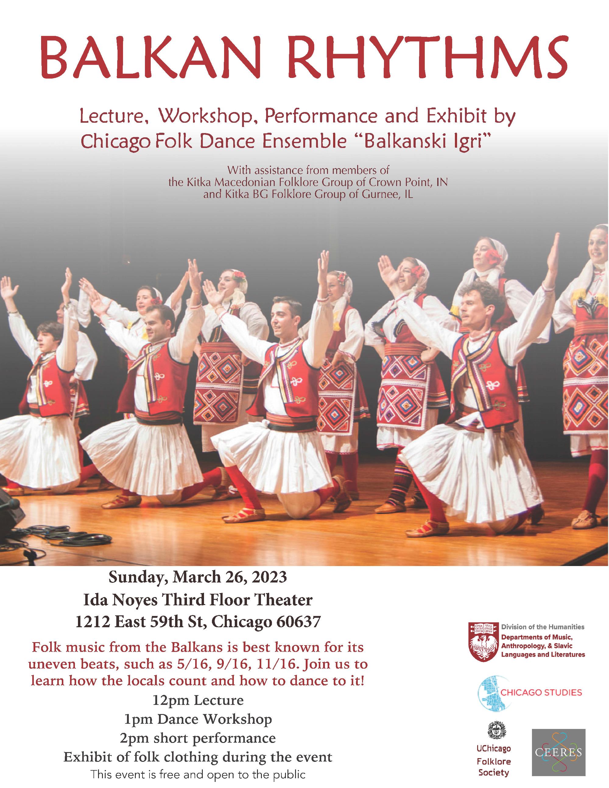 Balkan Rhythms -- lecture, performance, dance workshop and exhibit ...