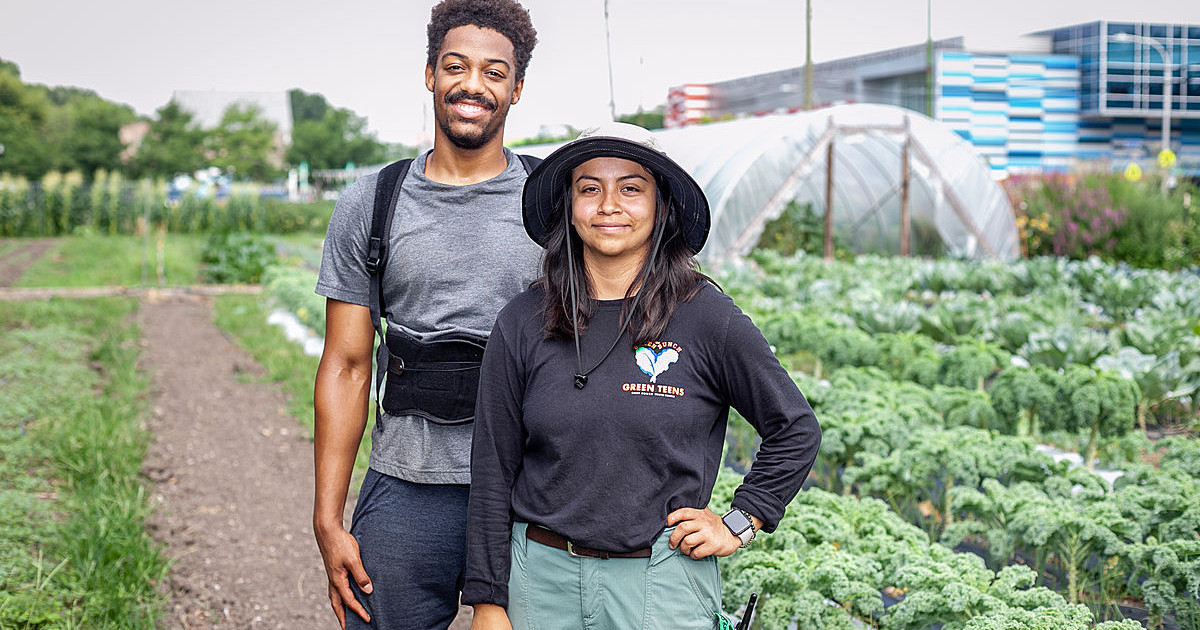 Fourth-year student helps combat food insecurity through work at urban ...