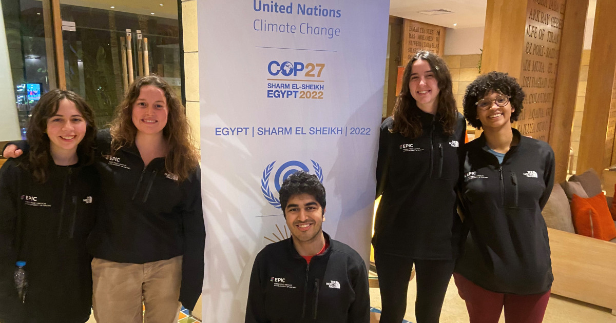 UChicago students explore climate solutions at UN COP27 conference in Egypt | The College | The ...