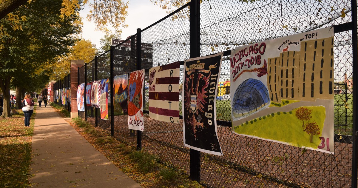 Painting School Pride: The Homecoming Banner Competition | The College ...