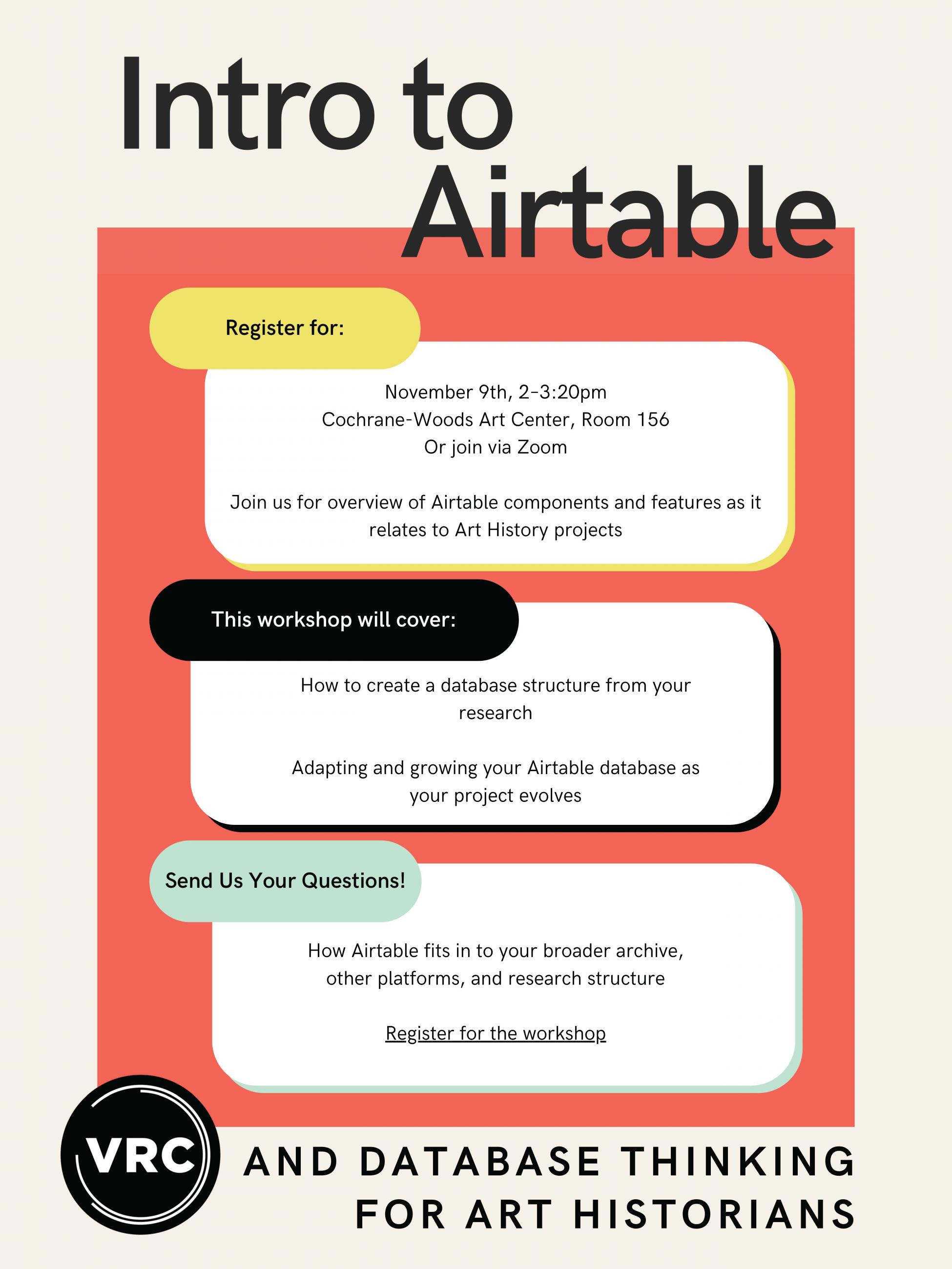 Intro to Airtable and Database Thinking for Art Historians | Visual ...